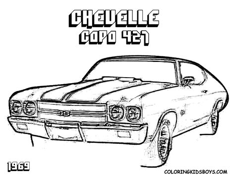 Chevelle Coloring Pages 2025