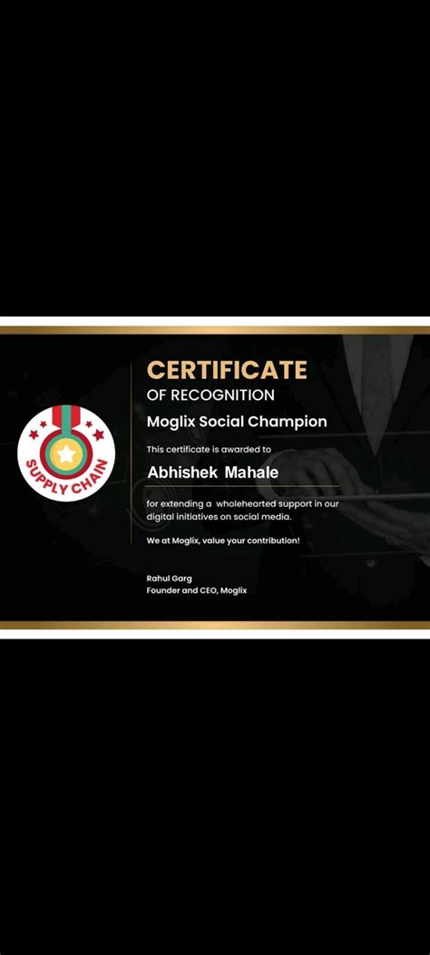 Abhishek Mahale On Linkedin Moglixhaina Happinessatwork Goldmedal