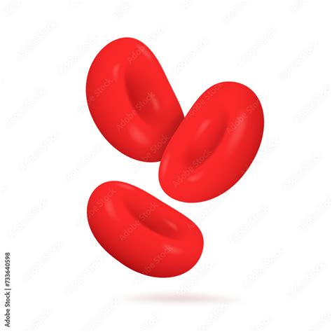 3d Rendering Of Platelets In The Human Body As Seen Through A