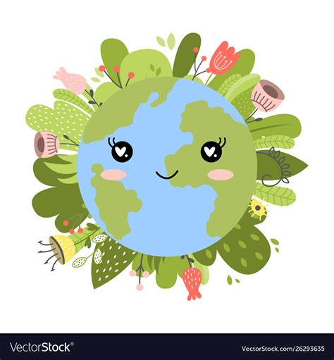 Illustration Of Hands Hugging The Earth Happy Earth D