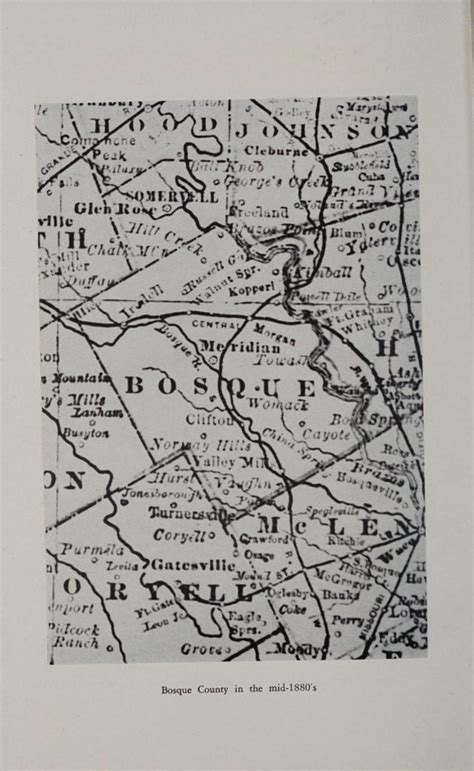 History Of Bosque County Texas 1850 1954 Access Genealogy