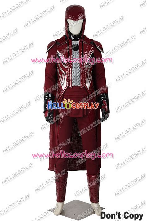 X Men Apocalypse Magneto Erik Lehnsherr Cosplay Costume Uniform