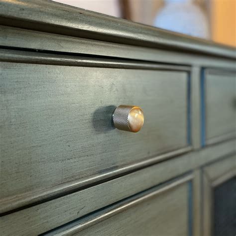 Solid Brass Modern Cabinet Hardware Knurled Pulls Knobs Reclaimed And Brass Co