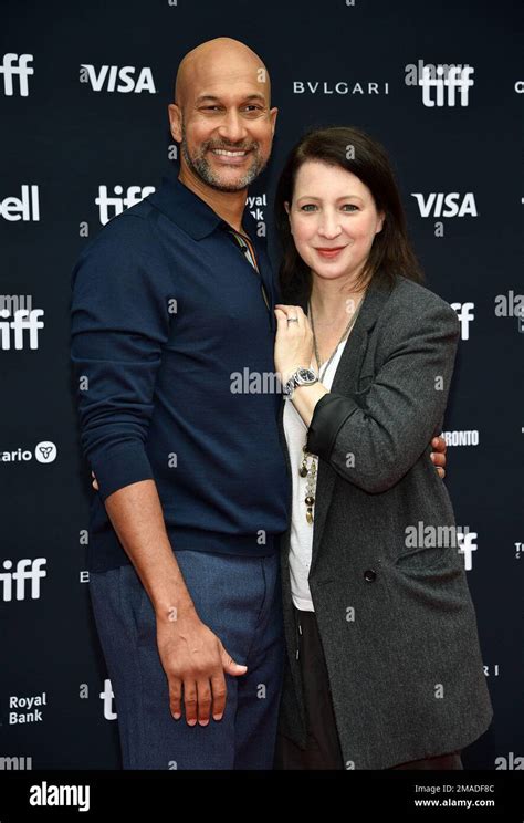 Keegan Michael Key Left And Wife Elisa Key Attend The Premiere Of