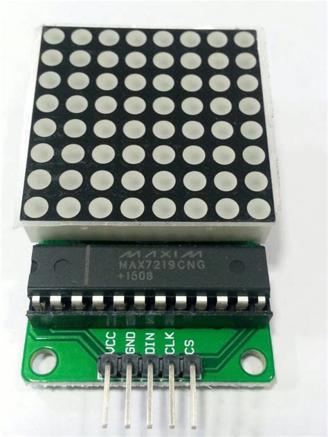 Max7219 8×8 Led Dot Matrix Display Module Rajiv Electronics