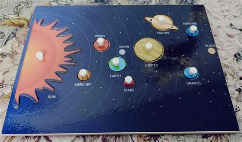 Wooden Solar System Science Jigsaw Puzzle Grab Ease