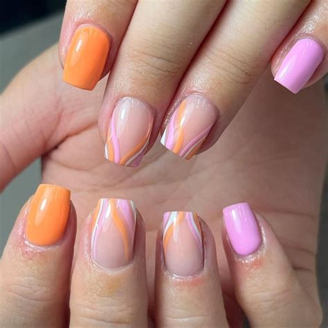 20 Colorful Pink And Orange Summer Nails To Brighten Up Your Next Manicure