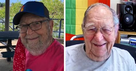 A 90 Year Old Grandfather Just Recently Came Out As Gay