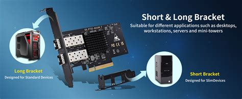 Amazon Gb Dual Lan Sfp Pci E Network Card Intel X Da Controller Gigaplus