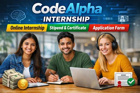 Codealpha Internship Online Internship With Stipend And Certificate