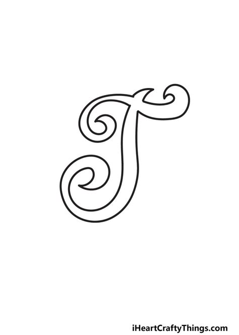 Fancy Letter T Draw Your Own Fancy Letter T In 6 Easy Steps
