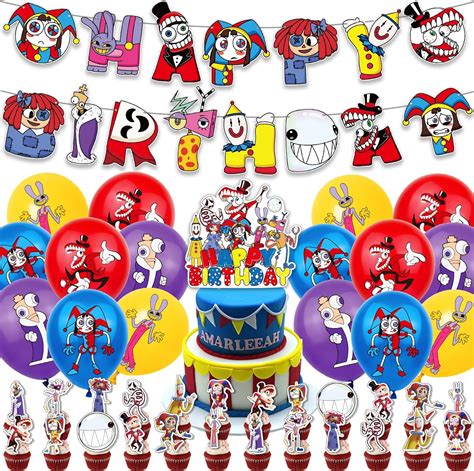 Digital Circus Birthday Decorations Digital Circus Party