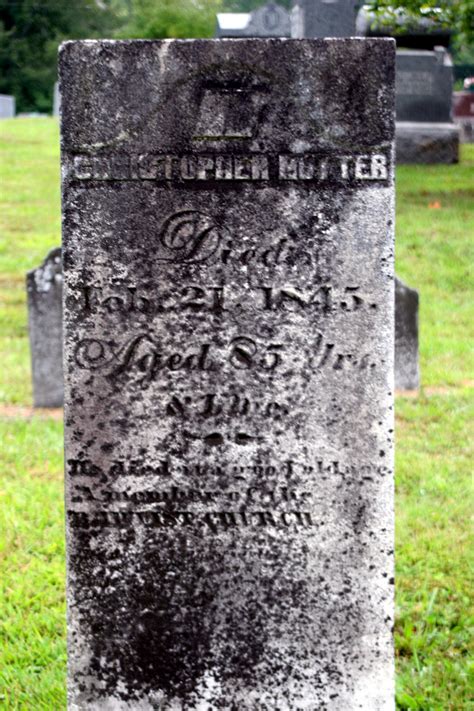 Christopher Nutter 1760 1845 Find A Grave Memorial