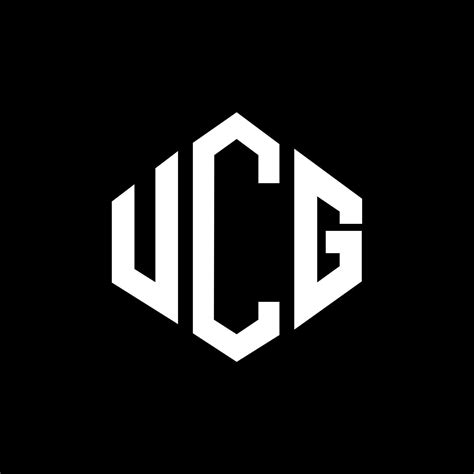 Ucg Letter Logo Design With Polygon Shape Ucg Polygon And Cube Shape