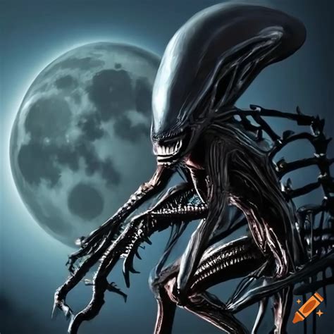 Xenomorph Bobblehead Figure On Craiyon