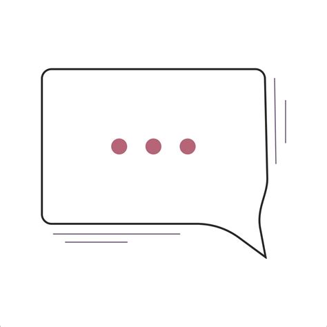Square Speech Bubble Isolated Vector Illustration On White Background