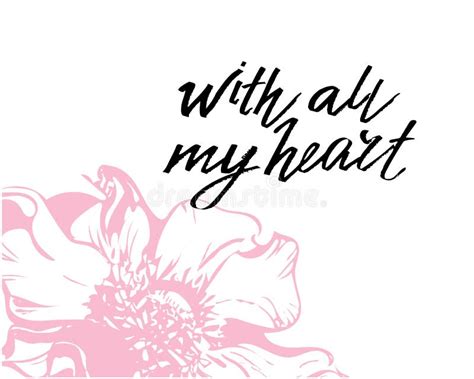 Love You All My Heart Stock Illustrations 220 Love You All My Heart