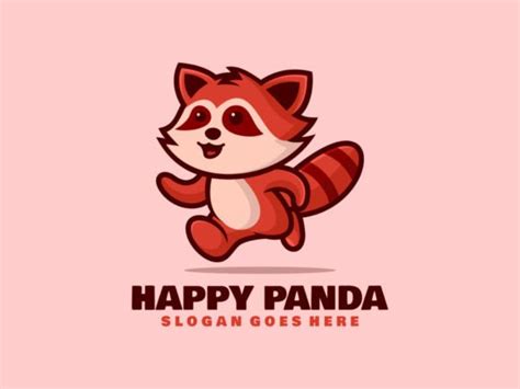 Happy Panda Mascot Cartoon Logo Graphic By Artnivorastd · Creative Fabrica