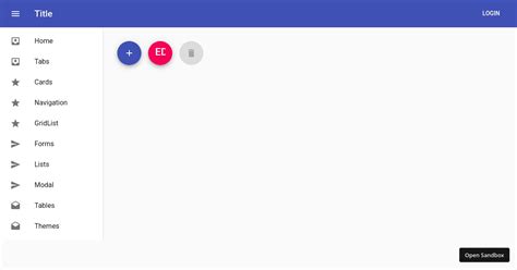 React Material Codesandbox