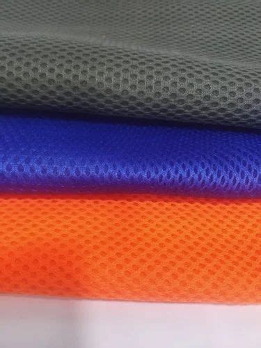 Wooden Polyester Air Mesh Fabric Black At 100 Meter In Surat ID
