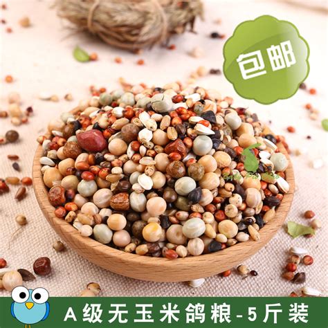 包邮5斤装A级鸽粮无玉米幼鸽饲料鸟食鸟粮信鸽观赏鸽肉鸽子粮 虎窝淘