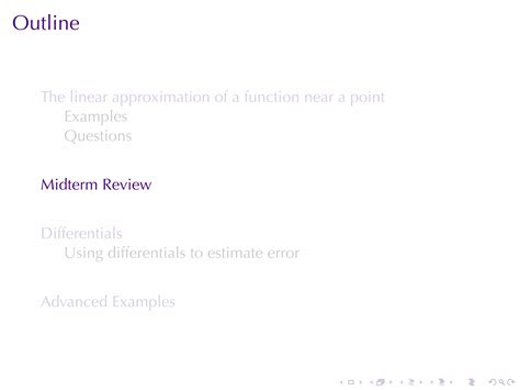 Lesson 12 Linear Approximation Ppt