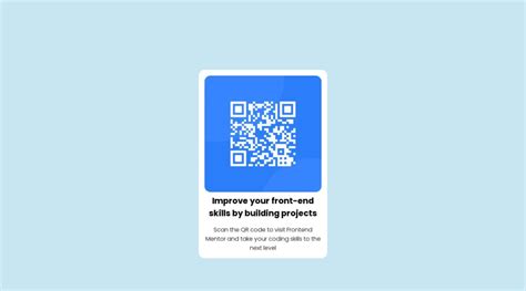 Frontend Mentor A Qr Code Using Html And Scss Coding Challenge Solution