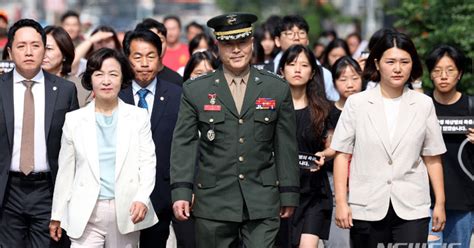 5차 공판 출석하는 박정훈 전 해병대 수사단장 뉴시스pic