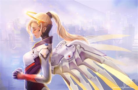 Mercy Overwatch Artwork 5k Wallpaperhd Games Wallpapers4k Wallpapersimagesbackgroundsphotos