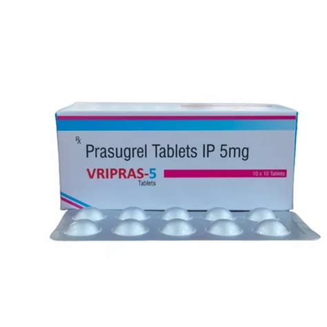 Prasugrel 5mg Tablet At ₹ 12750box Prasugrel Tablets In Nashik