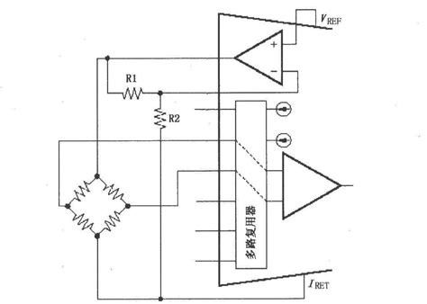 Xtr108由vref驱动激励的电桥电路 电路图 电子工程世界