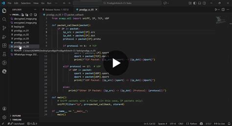 Network Packet Analyzer Built With Scapy For Cybersecurity Internship