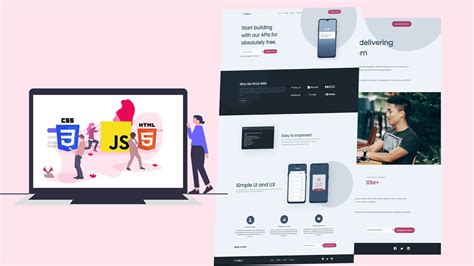 multi page responsive website html css javascript youtube