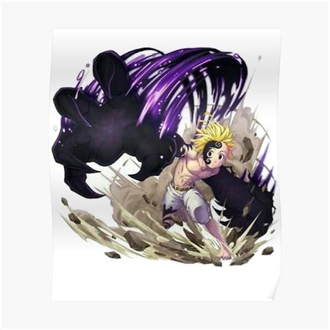 Meliodas Seven Deadly Sins Poster For Sale By Otaku Area Redbubble