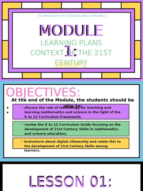 module 1 lesson 1 2 pdf educational technology learning