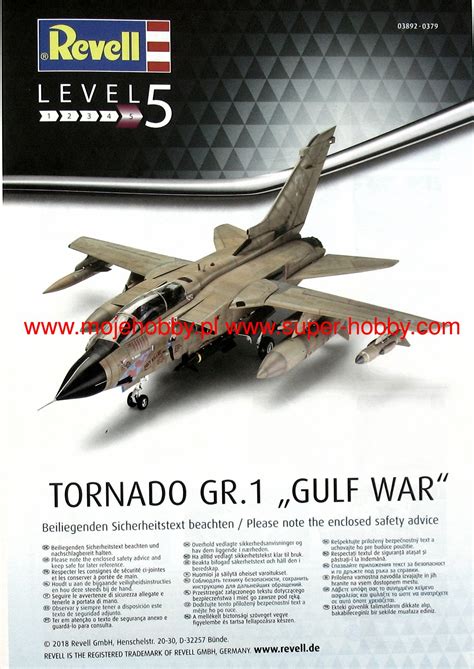 Tornado Gr Mk1 Raf Gulf War Revell 03892