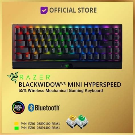 Jual Razer Blackwidow V3 Mini Hyperspeed Wireless Gaming Keyboard