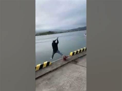 Guy Falls Into Water While Casting Fishing Rod Memes Youtube