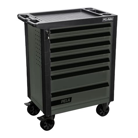 Köp PELA Verktygsvagn med 7 lådor grön svart LIMITED EDITION