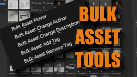 Bulk Asset Tools Blender Add On