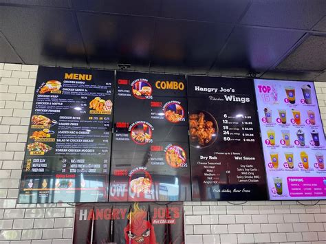 Menu At Hangry Joes Hot Chicken Restaurant Naperville