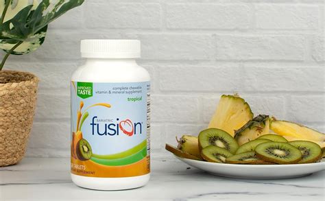 Bariatric Fusion Tropical Chewable Multivitamin With Iron 120 Tablets