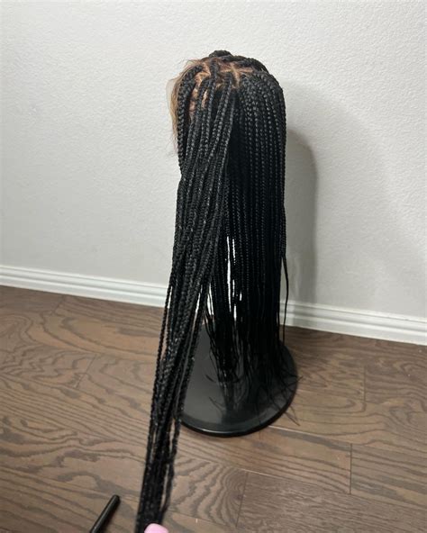 Triangle Part Box Braids Lace Frontal Sheshopperhairplace Llc