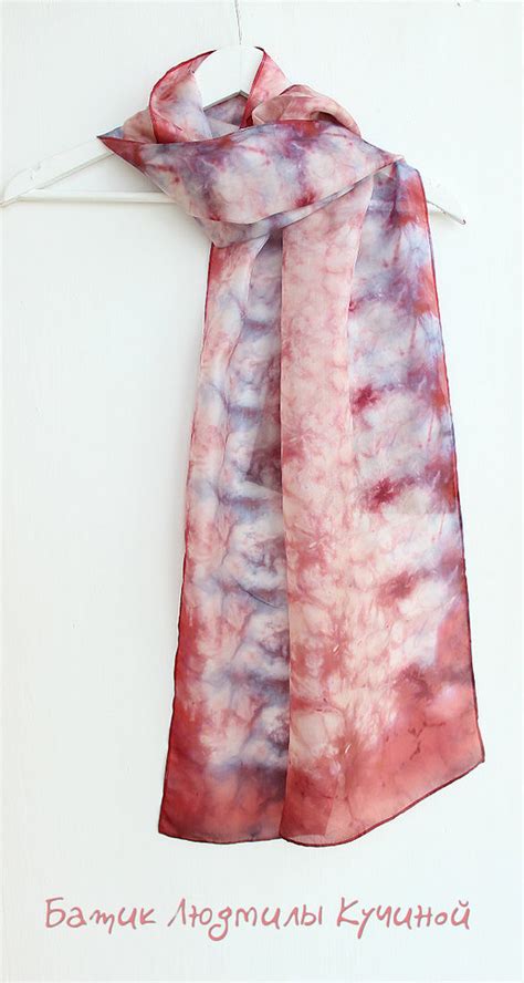 Батик шарф Хищный паттерн Тонкий воздушный шелк узор з… Flickr