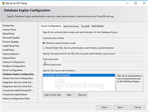 Instructions For Installing Sql Server 2017 Step By Step