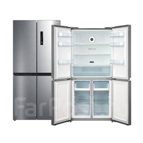 Холодильник Бирюса CD 466 I, Side-by-side, класс A, 460 л, серебристый ...