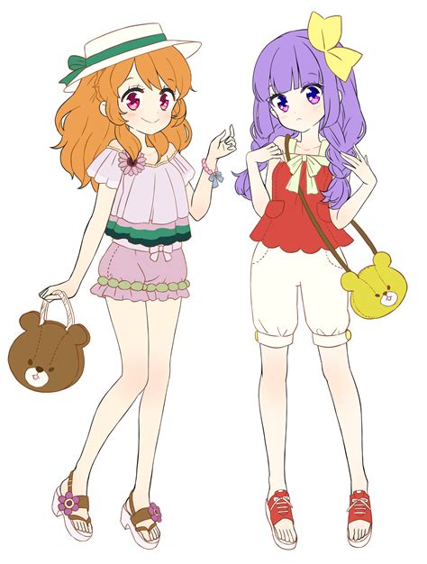 Ozora Akari And Hikami Sumire Aikatsu And 2 More Drawn By Ukke