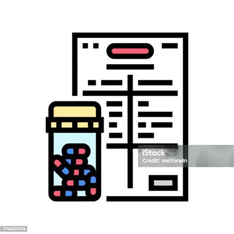 약물 정보 약사 색상 아이콘 벡터 그림 건강관리와 의술에 대한 스톡 벡터 아트 및 기타 이미지 건강관리와 의술 고객 낮