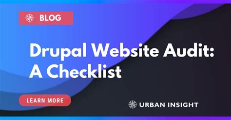 Urban Insight On Linkedin Drupal Website Audit A Checklist