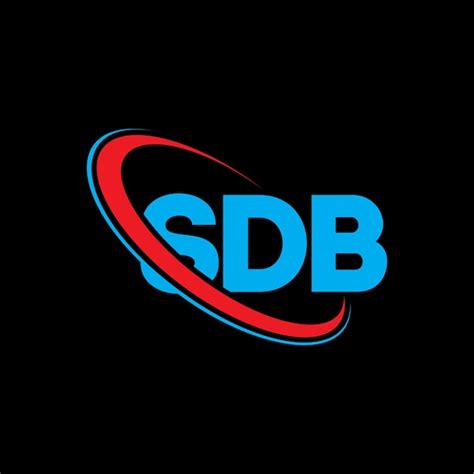 Premium Vector Sdb Logo Sdb Letter Sdb Letter Logo Design Initials Sdb Logo Linked With Circle